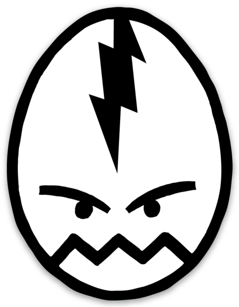 Mad Eggs Sticker
